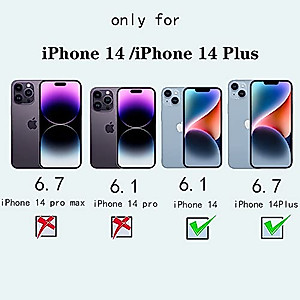 GSRYPC 2 Pack Camera Lens Protector Compatible with iPhone iPhone 14/14 Plus&iPhone 15/15Plus 3D Glitter Bling Diamond Camera Lens Cover Sticker Protector (14/14 Plus&15/15Plus -Silver+Rose Gold)