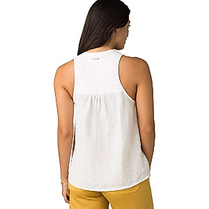 prAna Women's Nieves Tank, Soft White, X-Small