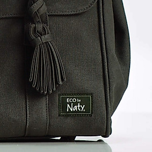 Eco by Naty Diaper Bag Green, Made of GOTS Certified Organic Cotton, Magnetic Closure
