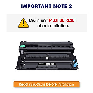 DR820 DR-820 Drum Unit Compatible Replacement for Brother DR820 DR 820 DR-820 for HL-L6200DW MFC-L5850DW MFC-L5900DW HL-L5200DW HL-L5100DN L5850DW L5900DW L5700DW L6200DW Printer (Black, 1-Pack)