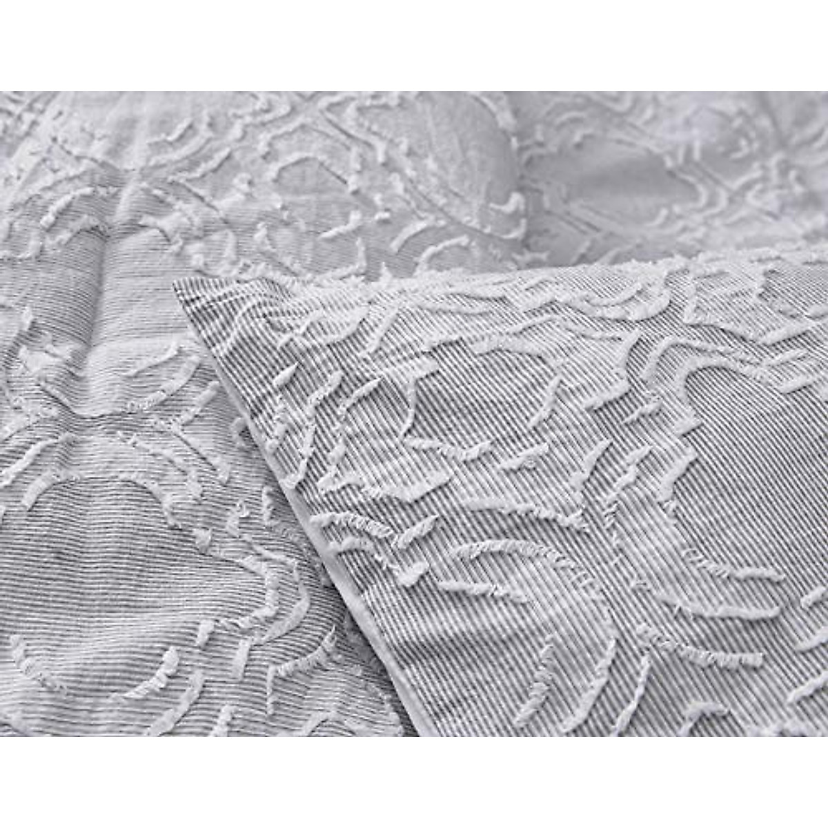 Tahari Home - King Comforter Set, 3-Piece Bedding with Matching Set, Modern Chic Room Decor (Sutter Grey, King)