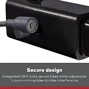 Yakima OnRamp 2 Bicycle Capacity 2 Inch EBike Carrier Hitch Mount Bike Rack, Compatible BackSwing and StraightShot, Black