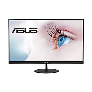 ASUS VL279HE 27” Eye Care Monitor, 1080P Full HD (1920 x 1080), IPS, 75Hz, Adaptive-Sync, FreeSync, HDMI D-Sub, Frameless, Slim, Wall Mountable, Flicker Free and Blue Light Filter,BLACK (Renewed)