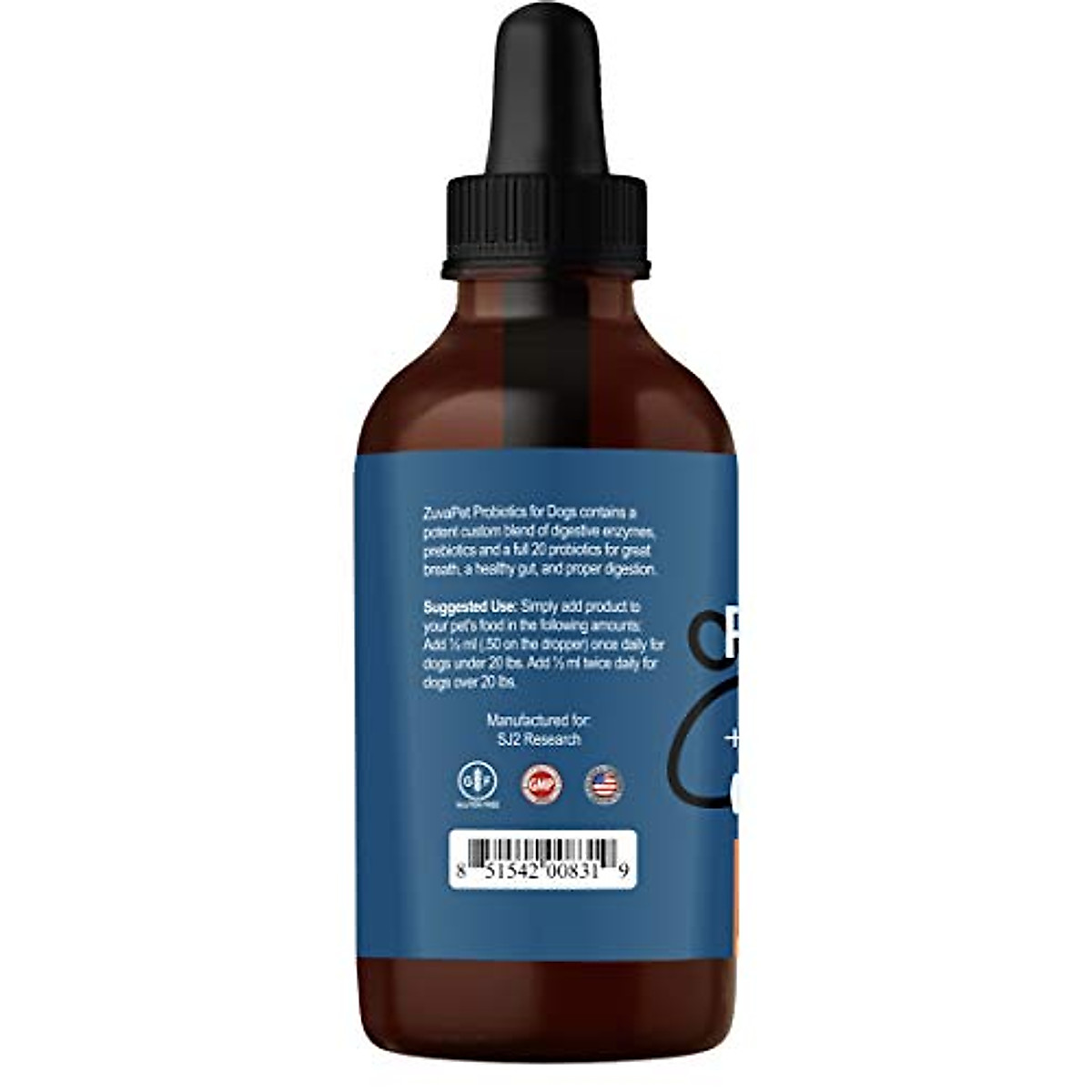 Probiotic for Dogs with Natural Digestive Enzymes. A Prebiotics + Digestive Enzyme Product for Dogs + Pumpkin. 120 Servings. Diarrhea & Upset Stomach Relief + Gas, Constipation, and Allergy Relief.