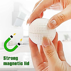 KOCAWIS Spice Grinder Multifunctional Golf Ball Vanilla Grinder Set 3-Pack Creative Vanilla Grinder Father's Day Gift for Dad Grandpa