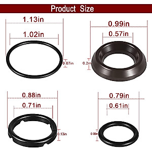ymt General Pump Kit 97 Complete Seal Packing for Interpump and General TT2028, TT9071 & TP2530 Pumps
