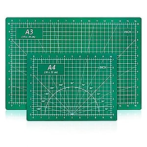 Self Healing Cutting Mat 9'' x 12'' and 12'' x 18'' Cutting Mats for Crafts 2 Packs Cutting Board for Sewing Scrapbooking Project