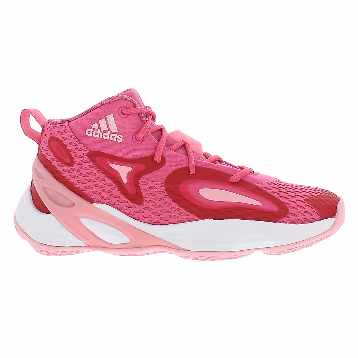 adidas Sm Exhibit A Mid Unisex Shoes Size 10, Color: Pink
