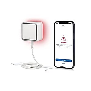 Eve Water Guard - Smart Home Water Leak Detector, 6.5 ft Sensing Cable, 100 dB Siren, (Apple HomeKit), App Notifications, Bluetooth, Thread