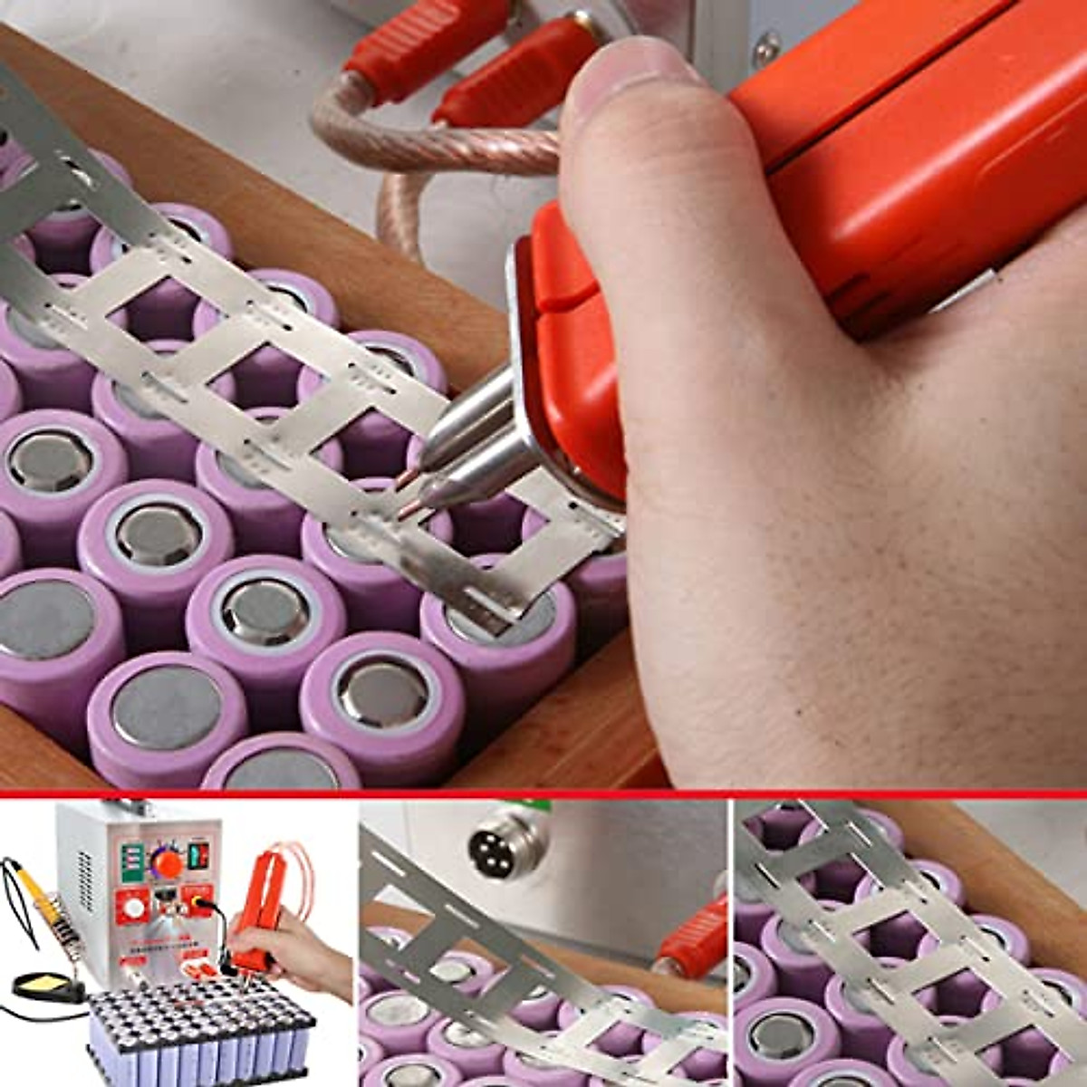 CHEIRSS 709A Pulse Spot Welder 0.35mm Battery Welding Machine,with LED Lighting Function, for Welding, Repairing, Battery Production and Assembly