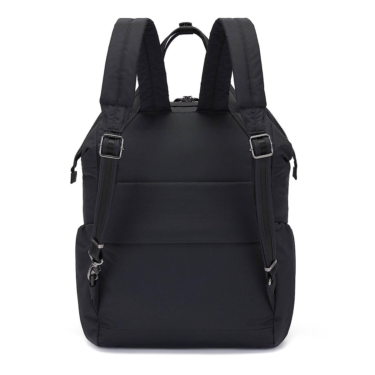 Pacsafe Women's Citysafe CX 17L Anti Theft Backpack-Fits 16 inch MacBook Pro, Econyl Black, One Size