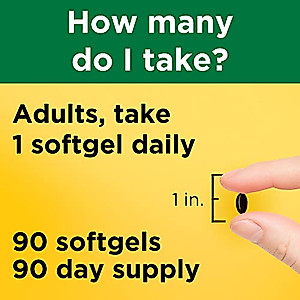 Nature Made Magnesium 250 mg, Dietary Supplement for Muscle, Heart, Bone and Nerve Support, 90 Softgels, 90 Day Supply