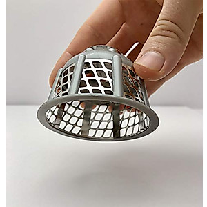 Tubbrella the Most Innovative Bathtub Drain Strainer/Hair Catcher (silver)