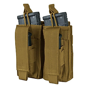 Condor Double Kangaroo Mag Pouch Coyote Brown