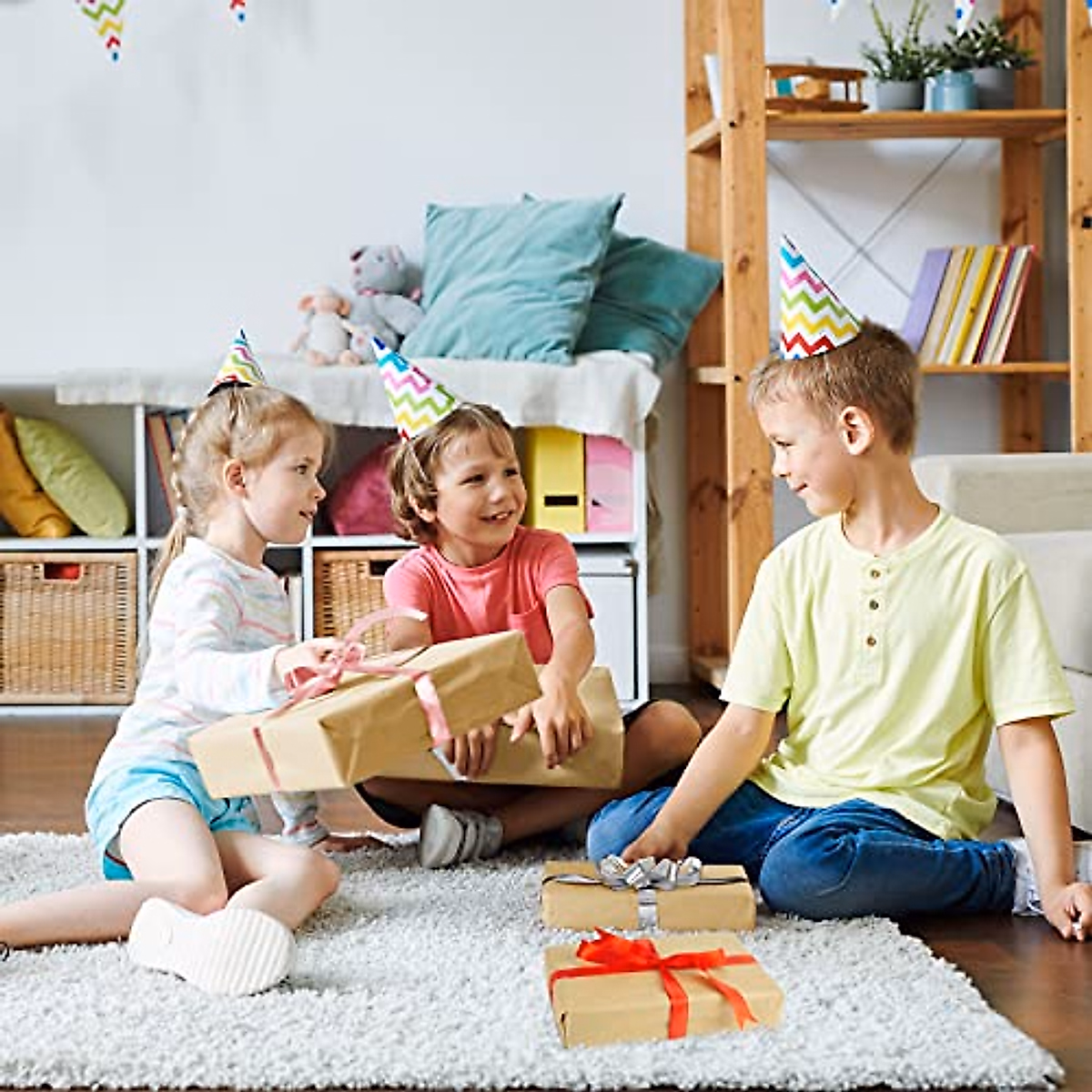 Custry 120 Sheets Brown Kraft Tissue Paper Bulk 20 ''X14 '' Gift Wrap Paper Bulk Wrapping Paper for Birthday Party,Holiday,Arts Crafts, DIY,Wedding Decor