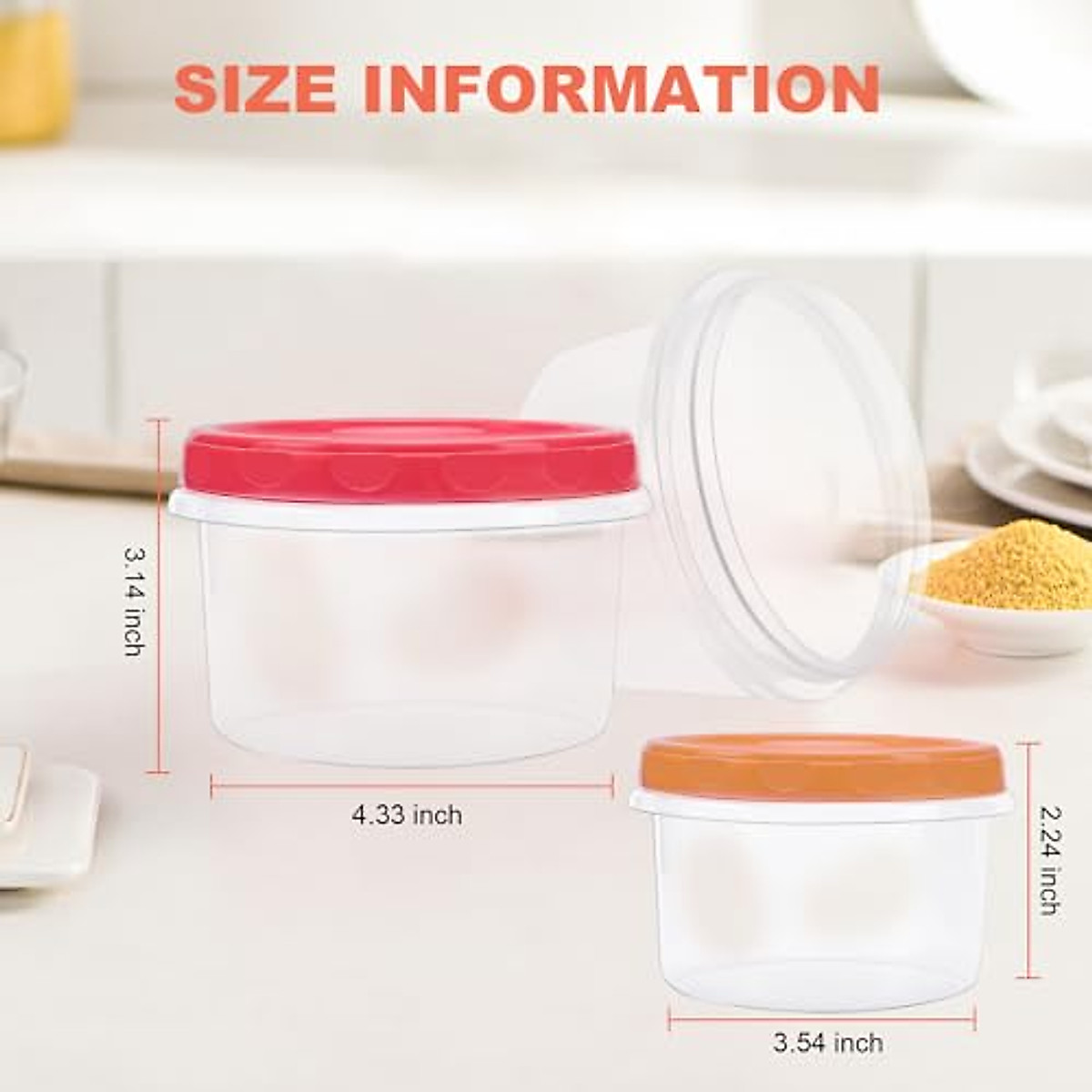 NAICHA Soup Containers with Lids 16 Oz 10 Pack green Soup Storage Containers with Screw Lid Reusable BPA Free Deli Food Storage Containers with Leak Proof for Microwave, Dishwasher, Freezer Safe