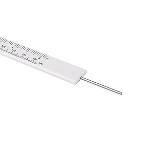Ultrassist Plastic Vernier Caliper (2pcs), 150 mm Mini Plastic Caliper for School Student, Portable 0-6 Inch Measuring Tools, Sliding Gauge