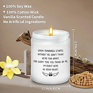 Dog Memorial Gifts for Loss of Dog Cat Pet Grieving Passed Away Gift, Vanilla Scented Pet Memorial Candle Gifts, Pet Loss Sympathy Gift, Pet Dog Remembrance Bereavement Condolence Gift Cat Dog Lover
