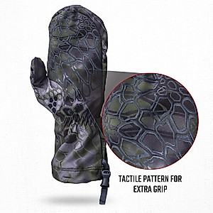 Kryptek Bora Camo Overmitt, Altitude Collection Featuring Windproof, Water Shedding Technology