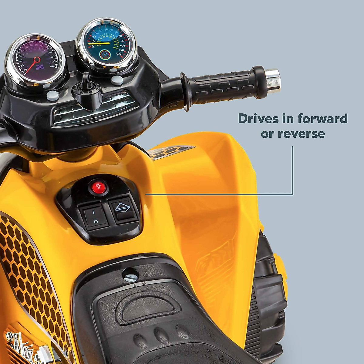 Kid Trax Caterpillar ATV Toddler Ride On Toy, 6 Volt Battery, 3-5 Years, Max Rider Weight of 60 lbs, Single Rider, CAT ATV