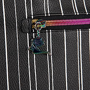 PICNIC TIME Disney Nightmare Before Christmas Uptown Cooler Tote Bag, Insulated Purse Lunch Bag for Her, Stylish Beach Bag Soft Cooler, (Black)