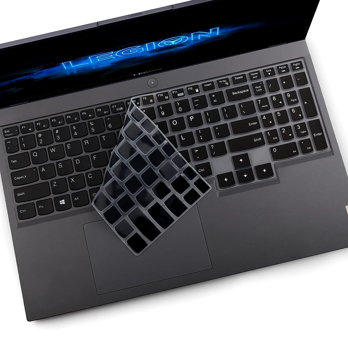 Keyboard Cover for Lenovo Legion Pro 7 7i 16" / Legion 5 5i Pro/Legion 5 5i 5p 5pi 7i 15.6" 17.3" Gaming Laptop/Legion Slim 7 7i 15.6 / IdeaPad 3 3i 15.6 Gaming, LOQ 15.6" 16" Keyboard Skin-Black