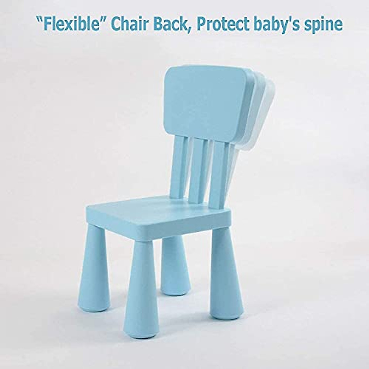 Walnut Childrens Kids Plastic Table and Chair Set Learning Studying Desk for Home Kindergarten Kids Table and Chair (Color : D)