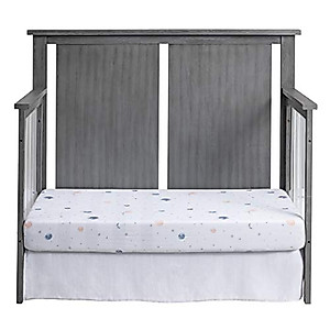 Oxford Baby Holland Modern 4-in-1 Convertible Crib, Cloud Gray, GreenGuard Gold Certified