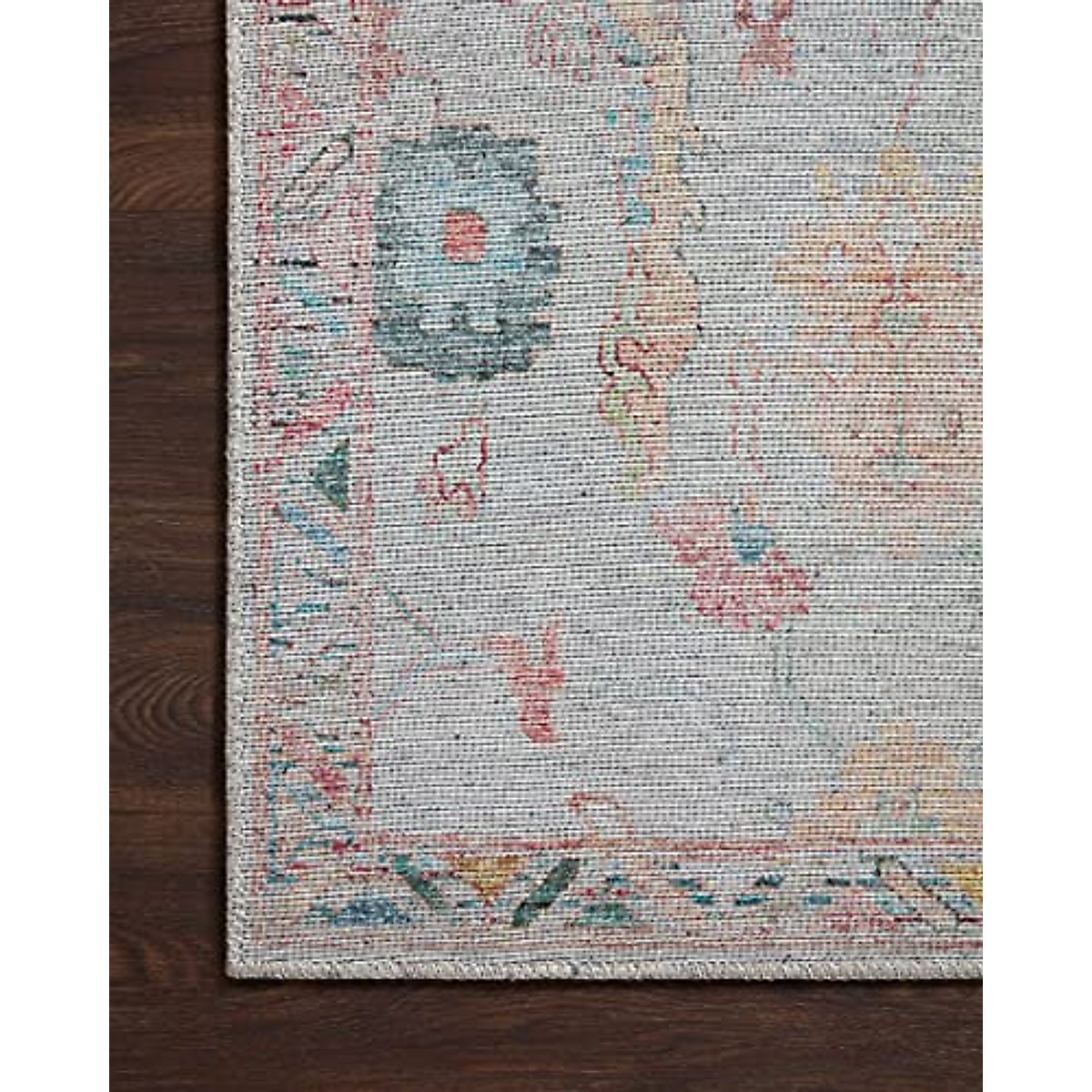 Loloi II Elysium Collection ELY-01 Pebble/Multi 5'-0" x 7'-6" Area Rug