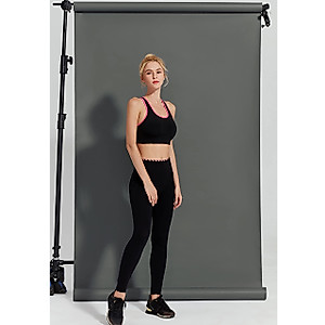 Huamei Seamless Photography Background Paper, Photo Backdrop Paper 53-Inches Wide x 16-Feet, (4.4x16 Feet, Thunder Grey)