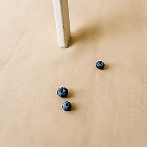 Vegan Leather Splat Mat for Under High Chair/Arts/Crafts, 38” X 38” Wipeable Spill Mat, Water Resistant Floor Mat, Portable Play Mat - Premium Quality