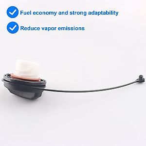 Gas Cap, Fuel Cap Replace FC1060, FC-1060 Compatible with Ford Mercury - 2005 2006 2007 Ford Escape, 2005 2006 2007 Ford Focus, 2005 2006 2007 Mercury Mariner