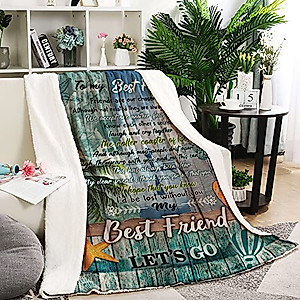 Best Friendship Blanket BFF Friend Gifts for Women,Best Friend Christmas Birthday Gifts, Bestie Gifts for Women,to My Best Friend Blanket,Gifts for Women,Best Friends Birthday Gifts Throw Blanket