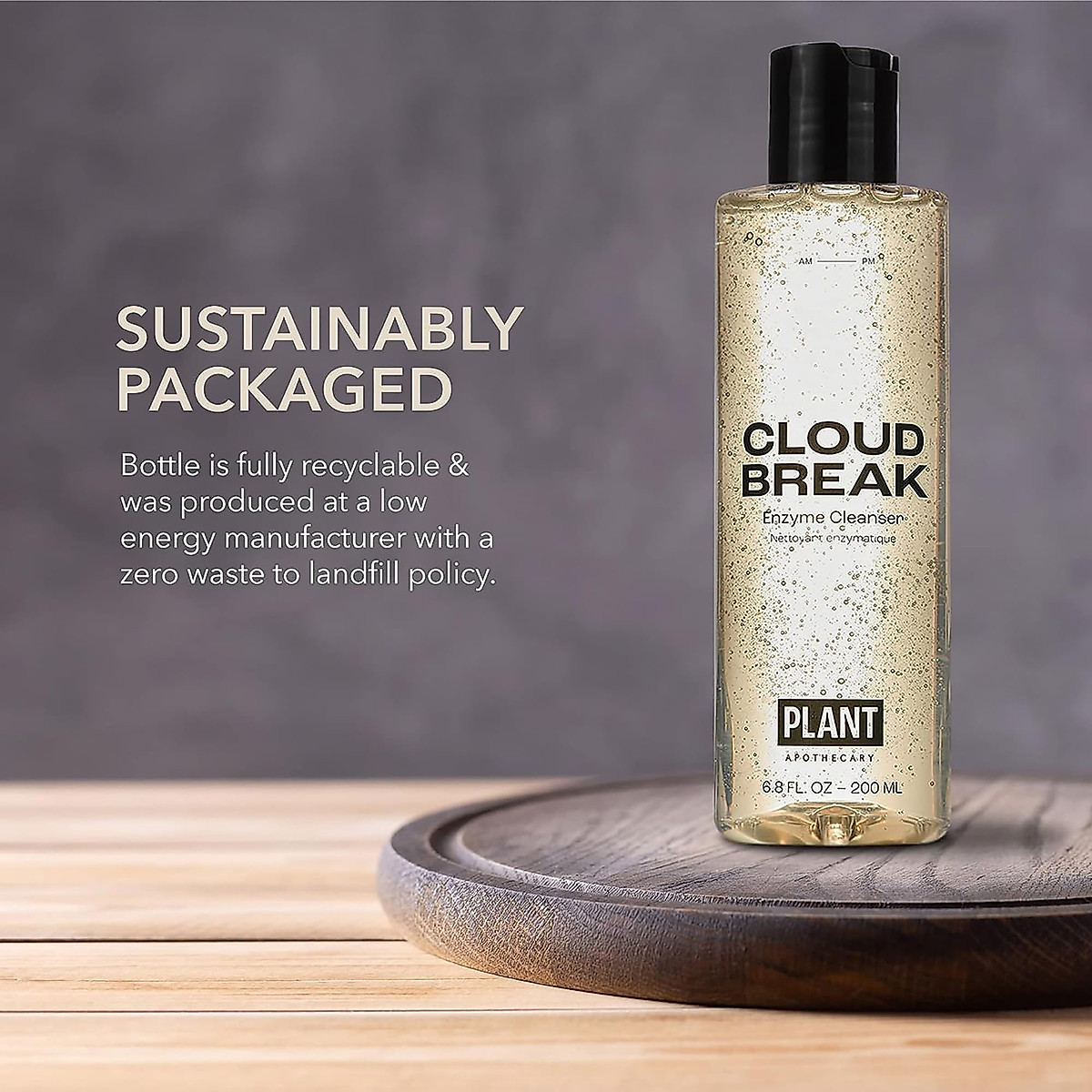 Plant Apothecary Cloud Break: 6.8oz Enzyme Face Cleaner with Aloe, Vitamin B5, Pineapple & Papaya Extract - Cleansing Face Wash With Refreshing Formula - Facial Cleansers & Skin Care for Men and Women