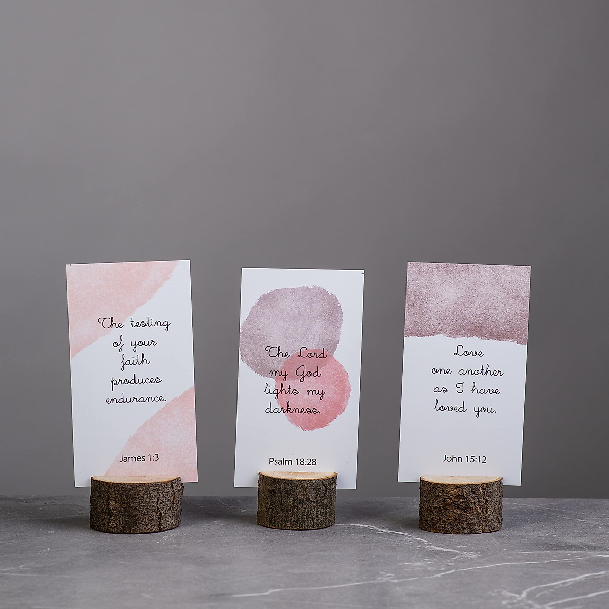 DIVERSEBEE Inspirational Prayer Cards, 60 Unique Bible Verse Cards, Assorted Mini Scripture Cards, Encouragement Motivational Cards, Christian Bible Gifts (Watercolor)