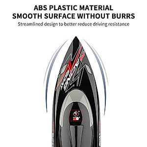 QIYHBVR Brushless RC Boats Remote Control Boat for Pools and Lakes 2.4 GHZ 55km/h Fast RC Racing Boats for Kids and Adults 150m Distance Toys Gifts for Boys Girls