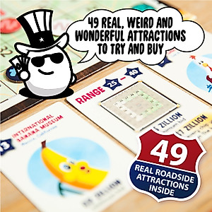 Zillionaires Road Trip USA: Family Board Game for Kids and Adults, Board Games for Families, Best New Board Games, Great For 2 – 5 Players