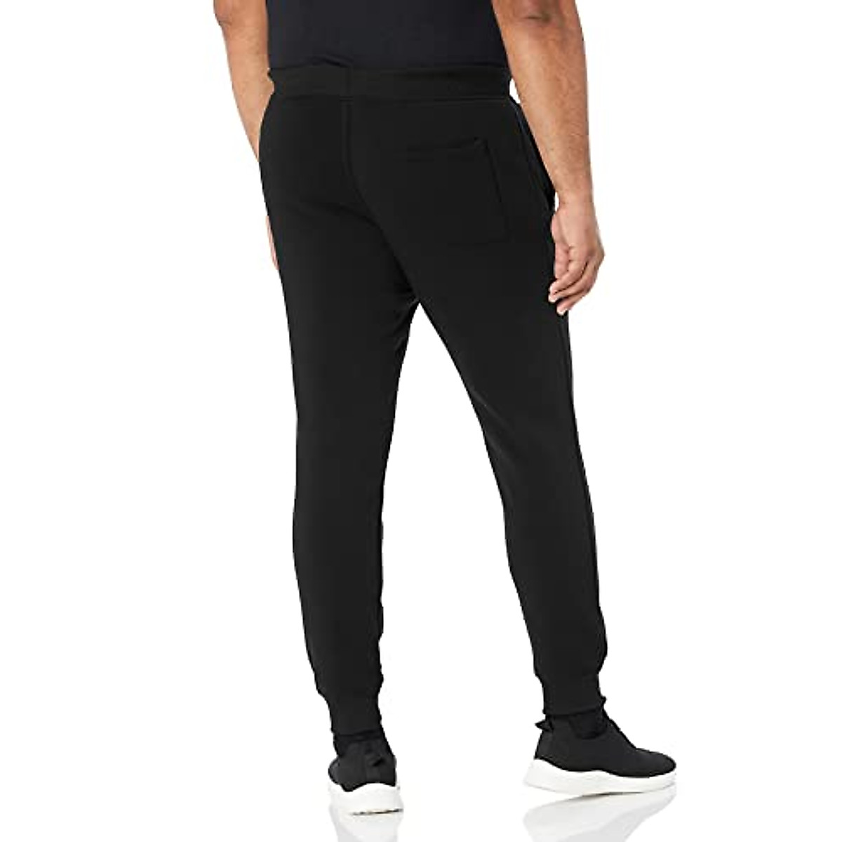 Southpole Men's Basic Active Fleece Jogger Pants-Regular and Big & Tall Sizes, BK, M