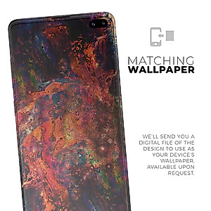 DesignSkinz Liquid Abstract Paint Remix V65 Protective Vinyl Decal Wrap Skin Cover Compatible with The Samsung Galaxy S20 (Screen Trim & Back Glass Skin)