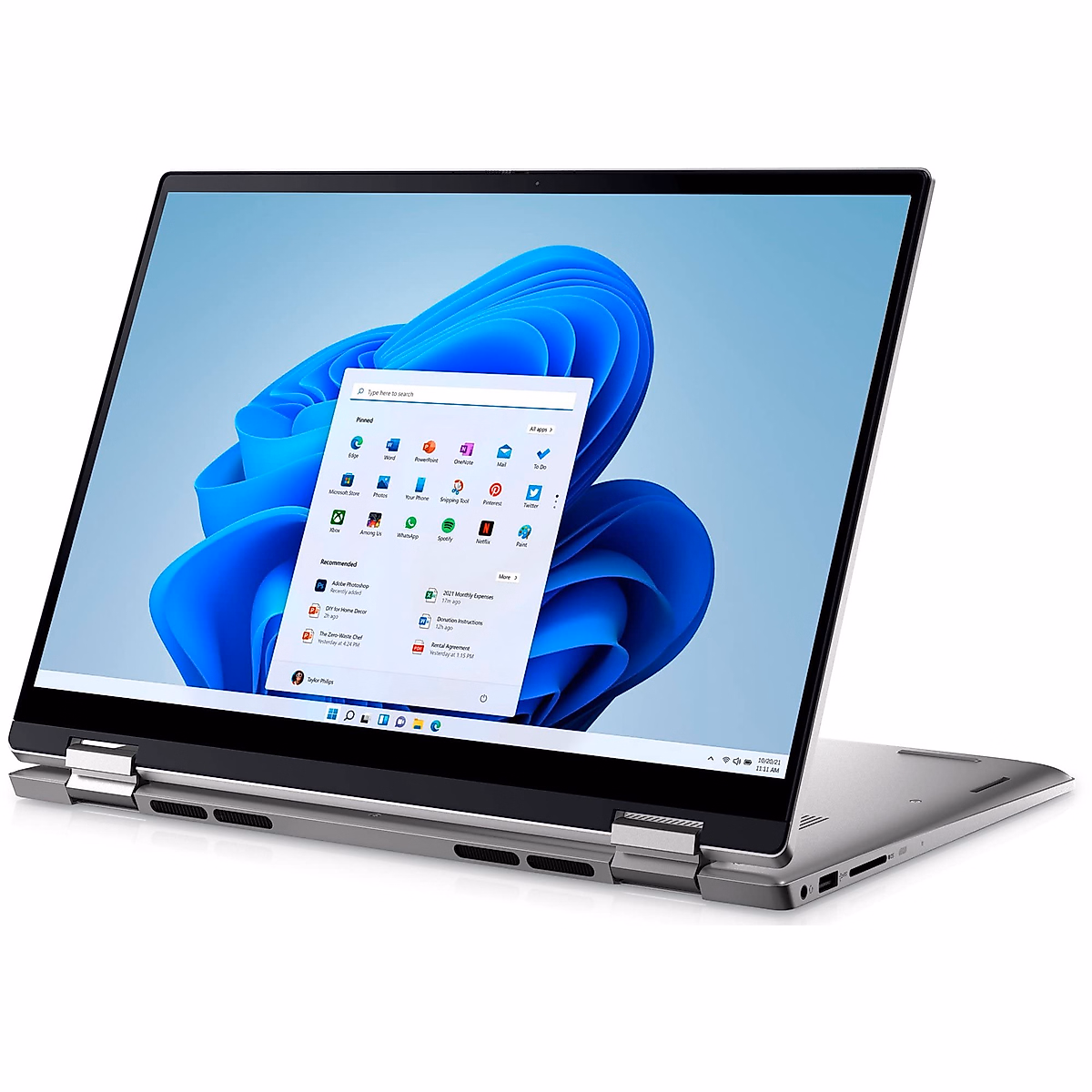 Dell Newest Inspiron i7420 2-in-1 Laptop | 14" FHD+ Touchscreen | Intel i7-1255U 10 Cores | 16GB DDR4 512GB NVMe SSD | Iris Xe Graphics | WiFi 6E | USB-C | Backlit KB | FPR | Win11 Pro