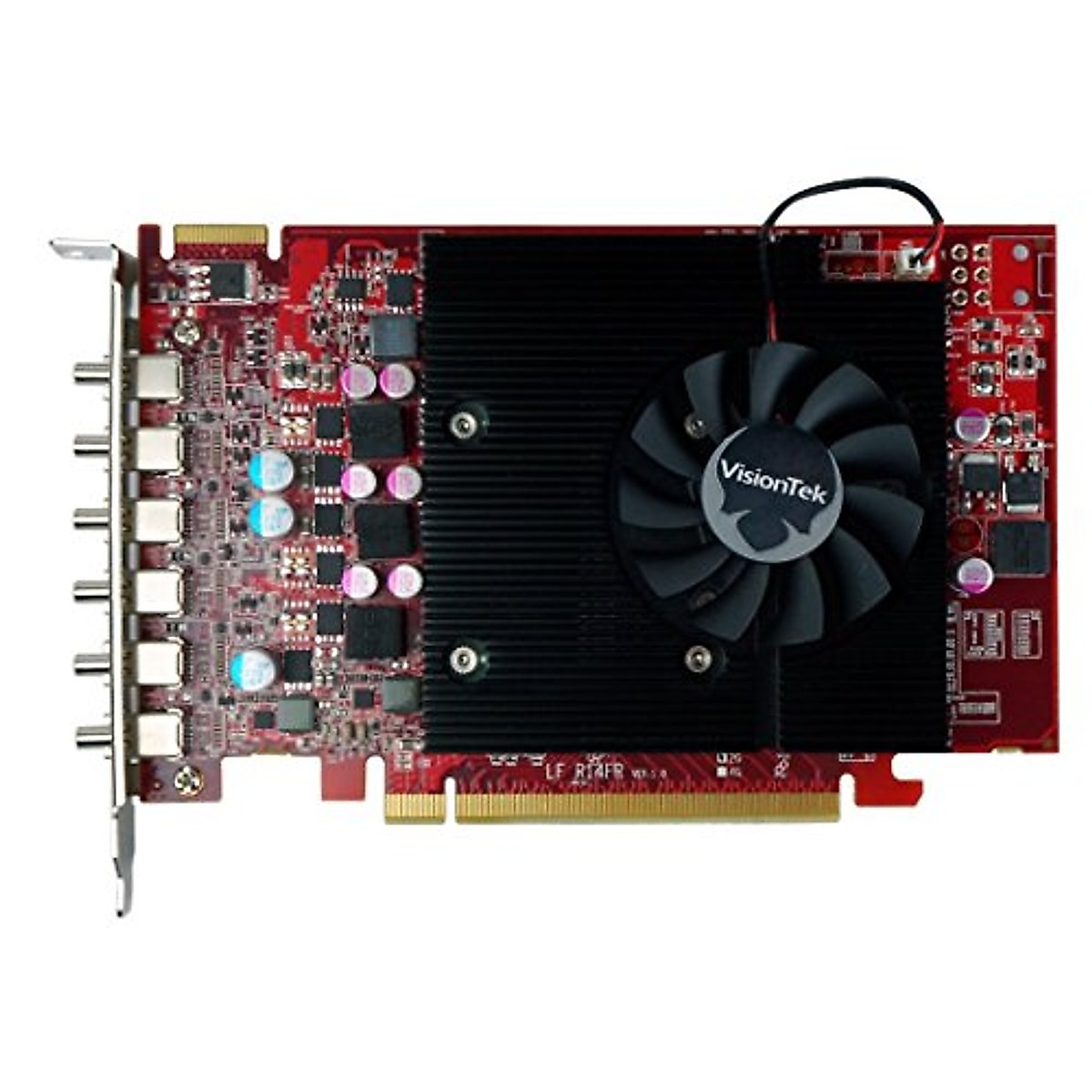 VisionTek Radeon 7750 2GB GDDR5 6M (6x miniDP, 6x miniDP to HDMI Adapters) Graphics Card - 900880