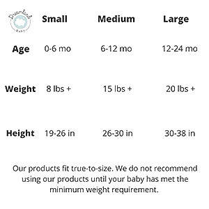 DREAMLAND BABY Sleep Sack | Baby: 6-12 Months | Gently Weighted Sleep Sacks | 100% Natural Cotton | 2-Way Zipper | Machine Washable | Newborn/Infant Swaddle Transition | Swaddle Sleeping Bag