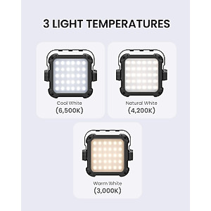 CLAYMORE Ultra2 3.0 (X-Large) - Outdoor Rechargeable LED Light for Camping, Tent, Backpacking, Emergency and Industrial Use. Waterproof, Portable Lantern with USB-C, Up to 80 Hours Battery Life.