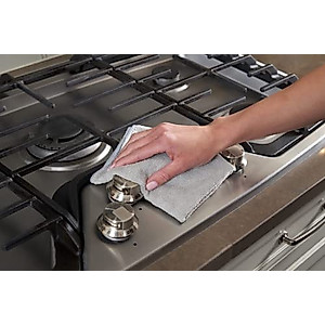 Rubbermaid Microfiber Cloth Towels, 24 Pack, 14"x14", Non-Scratch, Reusable/Washable for Cleaning/Wiping/Polishing for Home/Kitchen/Car