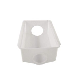 Whirlpool W10850492 OEM SxS Refrigerator Ice Container, White