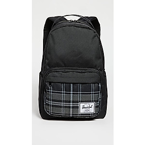 Herschel Supply Co. Women's Miller Backpack, Black/Grayscale Plaid, One Size