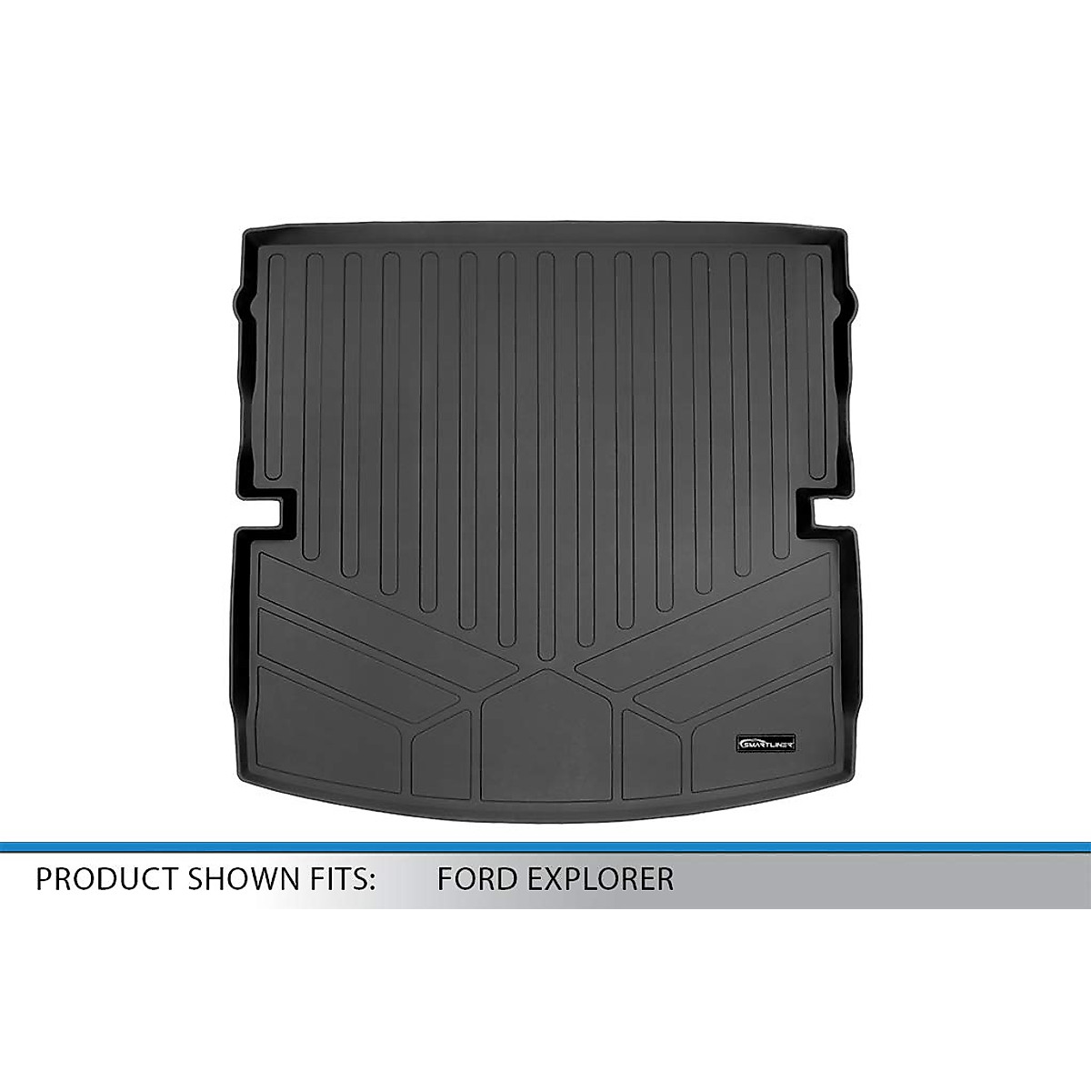 MAXLINER All Weather Custom Cargo Liner Trunk Floor Mat Black Compatible with 2020-2023 Ford Explorer