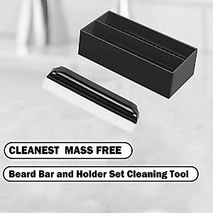 Beard Cleaner for Sink Cleaning Brush Set - 1 Beard Cleaning Brush and 1 Beard Brush Holder, Beard hair Cleaner for Clean Sinks and Countertops