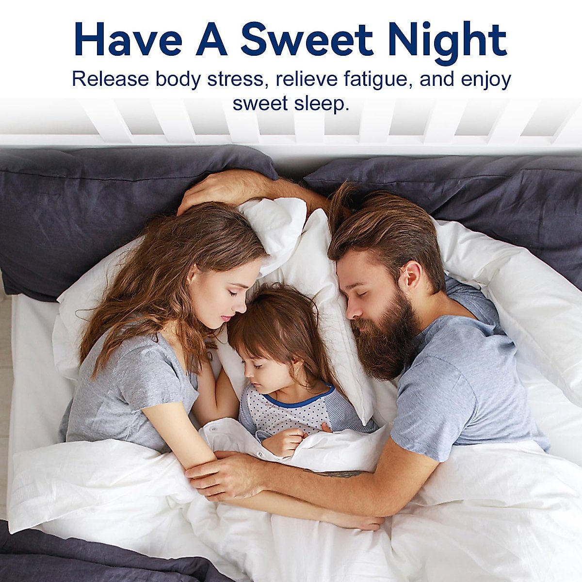 Viplive Full Size Mattress, 10 Inch Memory Foam Mattress, Soft and Comfortable Medium Firm Mattress in A Box with Individual Pocket Springs, 75" L*54" W*10" H