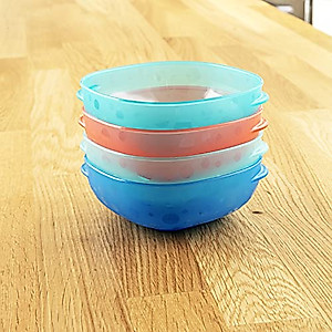 Dr. Brown's Scoop-A-Bowl Baby and Toddler Food and Cereal Bowl, BPA Free - 4-Pack